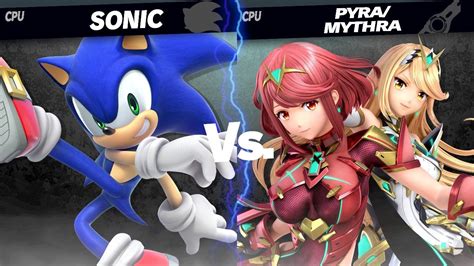 Sonic Vs Pyra Mythra Youtube