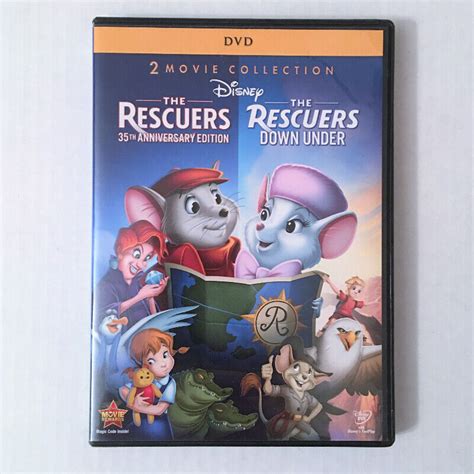The Rescuers The Rescuers Down Under Dvd Disney Movie 2 Discs Cds