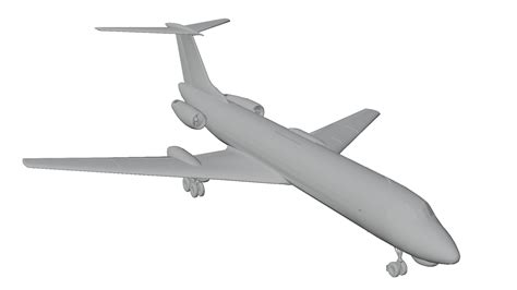 3d Tupolev Tu 134 Model Turbosquid 2327473