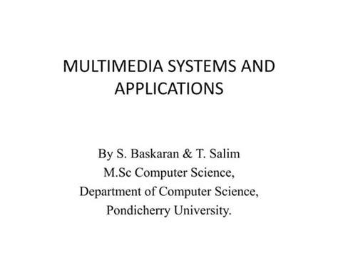 Chapter 2 Multimedia Communications Pdf Computer Networking