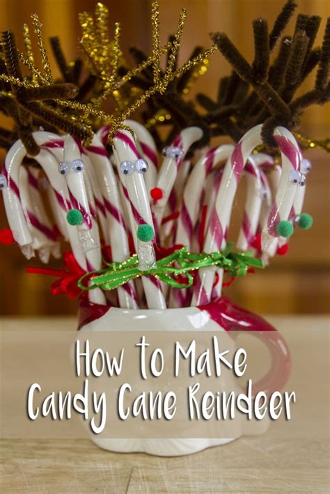 How To Make Candy Cane Reindeer Cindys Garden To Table