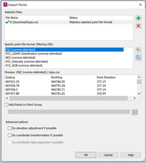 Solved Not Able To Import Csv Point File Autodesk Community