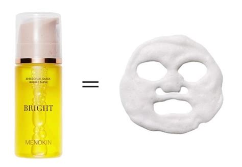 [menokin] 30 seconds quick bubble mask bright 95ml the best skin