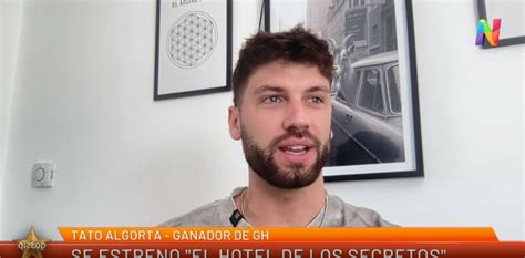 Tato De Gh Se Confesó En ‘gossip Su Nuevo Rol Como Actor En ‘el Hotel De Los Secretos Y La