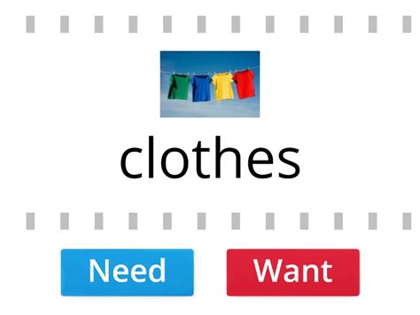 Needs Vs Wants True Or False
