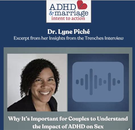 Tonight August 28 Adhd And Sex Why Understanding The Connection Matters