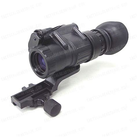 PVS NVG Style X Magnifier Scope With Red Laser Black For