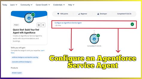 Configure An Agentforce Service Agent Quick Start Build Your First Agent With Agentforce