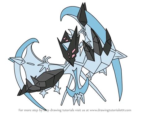 How To Draw Necrozma Dawn Wings From Pokemon Pokemon Step By Step DrawingTutorials101 Com