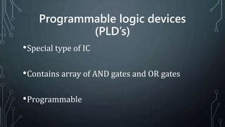 Programmable Logic Array Pla PPTX Programming Languages Computing
