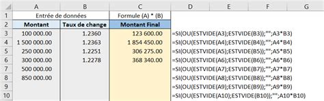 Formule Excel Si Cellule Vide Alors Rien