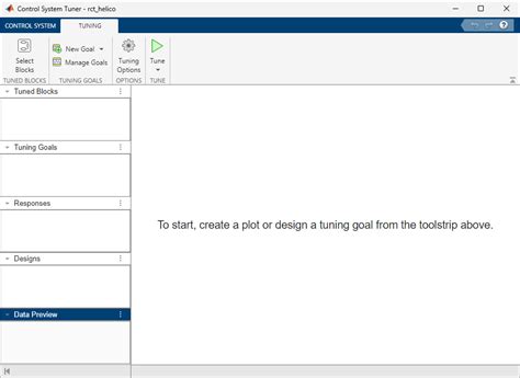 Tune A Control System Using Control System Tuner MATLAB Simulink
