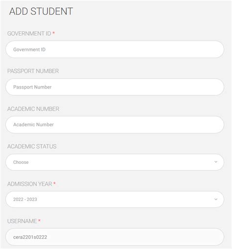 Adding Students - | User Manuals