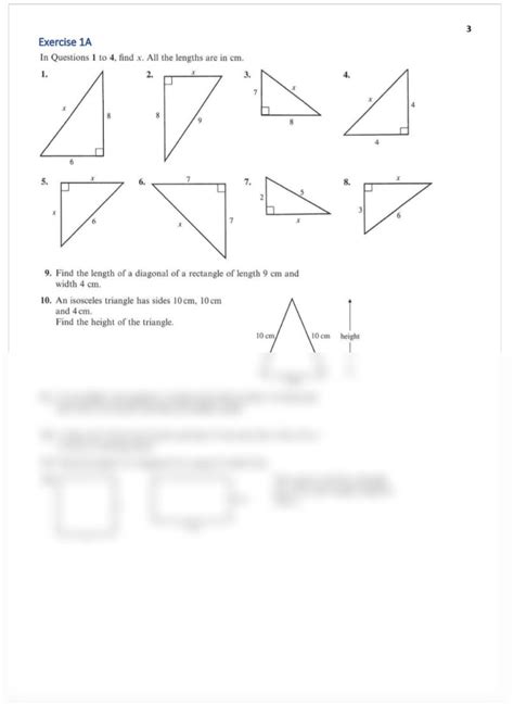 SOLUTION Pythagoras Exercises Studypool