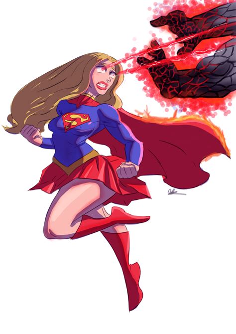 Supergirl Vs Darkseid By Geckoart8 On Deviantart
