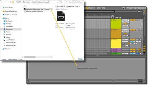 installation of a m4l device swub