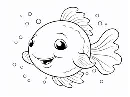 Interactive Blobfish Coloring Coloring Page
