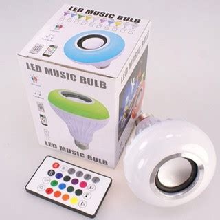 Jual Lampu Speaker Led Lampu Disco Watt Lampu Musik Rgb Bohlam Speaker Musik Bluetooth