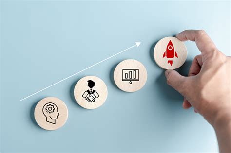 비즈니스 성장 성공 달성 Pdca 개념 계획 개발 리더십 및 고객 대상 그룹을 위한 계단 또는 사다리 개발에 대한 스톡 사진 및 기타 이미지 Istock