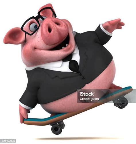 재미있는 돼지 3d 일러스트레이션 교사 교육 관련 직업에 대한 스톡 사진 및 기타 이미지 교사 교육 관련 직업 교습 귀여운 Istock