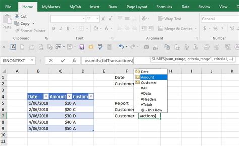 Using A Table Name Prefix For Productivity The Excel Factor