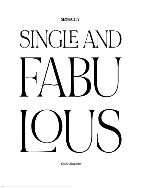 Sex And The City™ Single And Fabulous Minimalist Poster Poster Store Us Sex And The City™ Single And Fabulous Minimalist Poster Poster Store Us