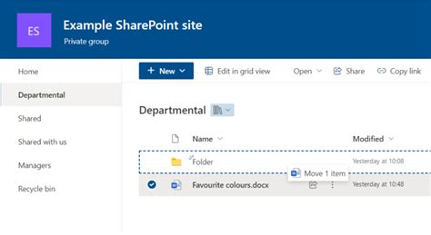 How Do I Move Items In SharePoint IT Service