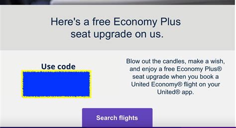 Free Economy Plus Seat Upgrade On Us Birthday Promo New Flyertalk Forums