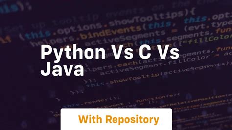 python vs c vs java youtube