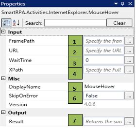 Internet Explorer Mouse Hover Robility Docs