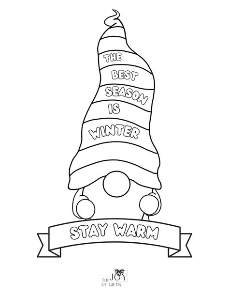 33 Cute Gnome Christmas Coloring Pages Free Printable The Joy Of Ts