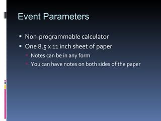 Science Olympiad Anatomy PPT