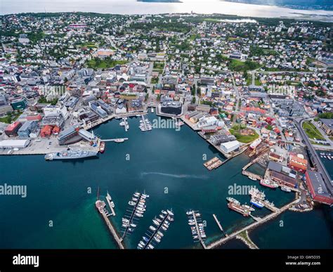 City Tromso North Norway Aerial Photography Tromso Is Considered The