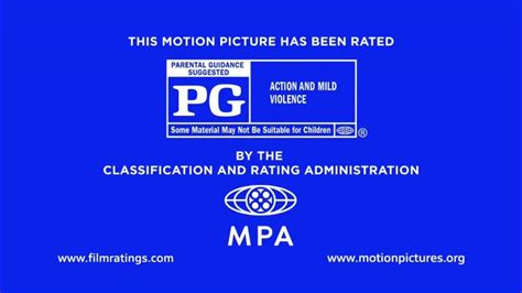 Mpa Rating Screen 2023 Pg Action And Mild Violence Youtube