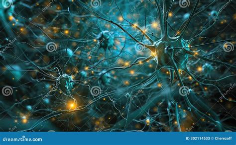 Illustration Neural Network Development Stock Image Image Of
