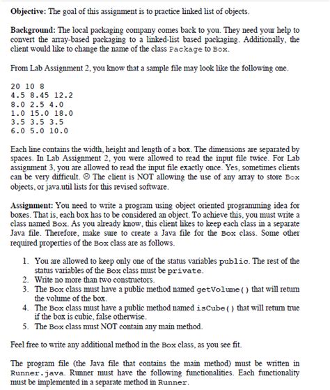 Solved The Goal Of This Assignment Is To Practice Linked