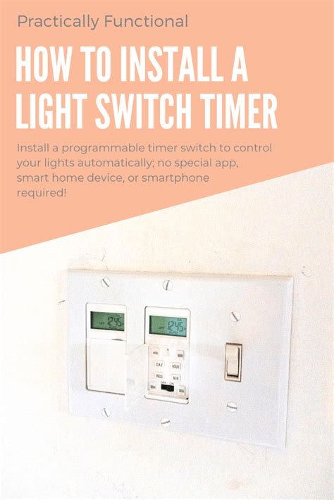 How To Install A Light Switch Timer Wiring Work