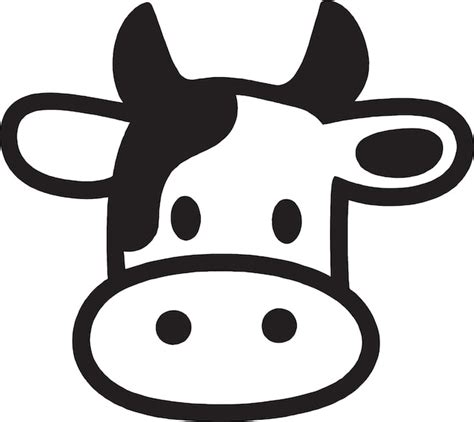 Cow Clip Art Face 5860667 Clipart Library