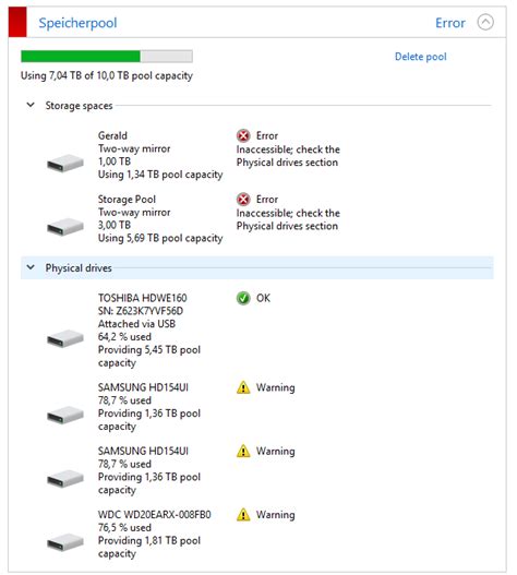 Hard Drive Failure Windows Storage Spaces Recover Data From Way Mirror Super User