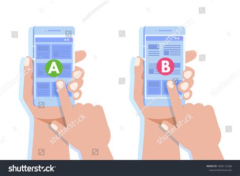 Ab Comparison Split Testing Concept Illustration Stock Illustration Shutterstock