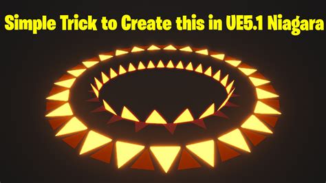 simple trick to create this in ue 5 1 niagara tutorial cghow ashif ali