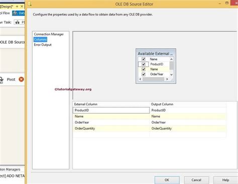 Pivot Transformation In Ssis