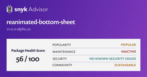 Reanimated Bottom Sheet Npm Package Snyk