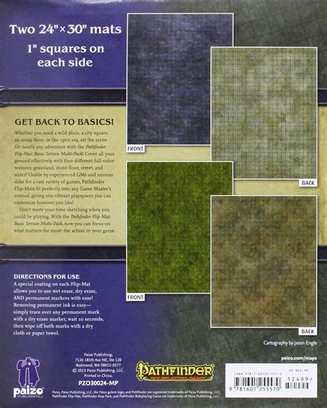 Pathfinder Flip Mat Basic Terrain Multi Pack Swiftsly