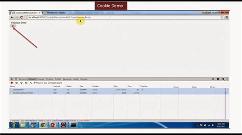 JAVA EE Servlets Cookies Demo