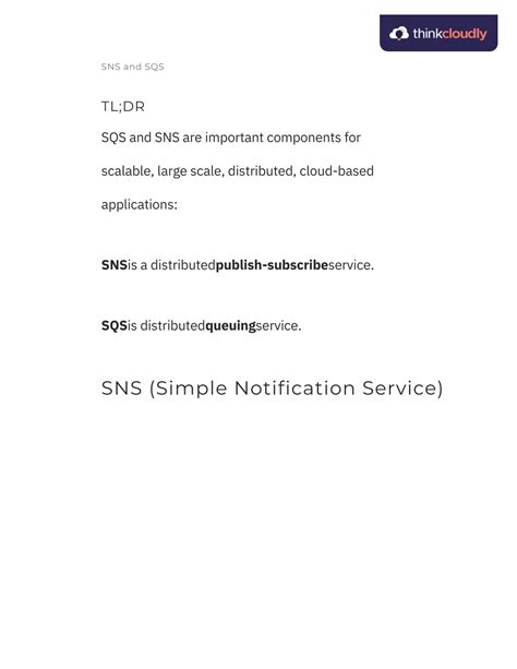 PPT AWS Difference Between SQS And SNS PowerPoint Presentation Free Download ID
