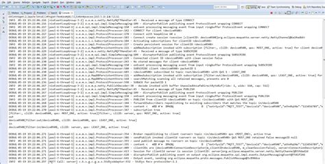 not getting published message from mqtt broker in paho client stack