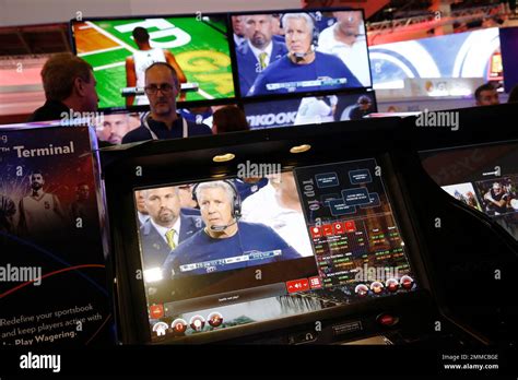 The Crystalbetting Sports Betting Terminal Is On Display At The Igt