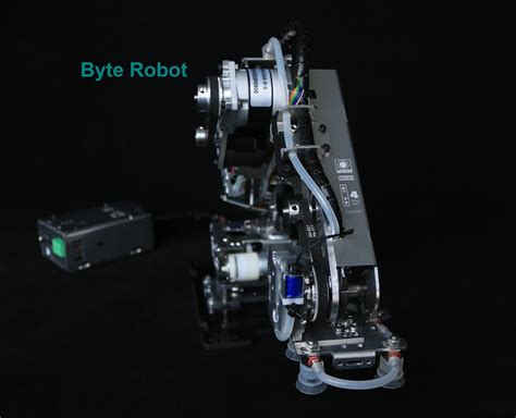 4 Axis Stepping Robotic Arm With Suction Cup Pump Stepper Motor Metal