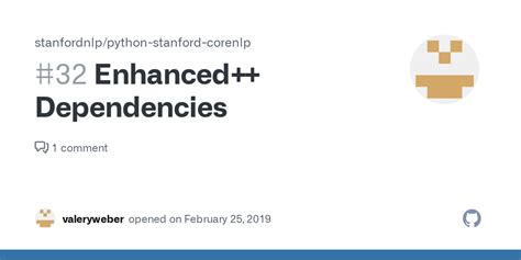 Enhanced Dependencies · Issue 32 · Stanfordnlppython Stanford
